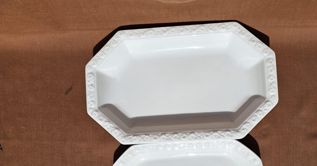 Rosenthal Maria White Serving Plate 28x16 Cm - Etsy