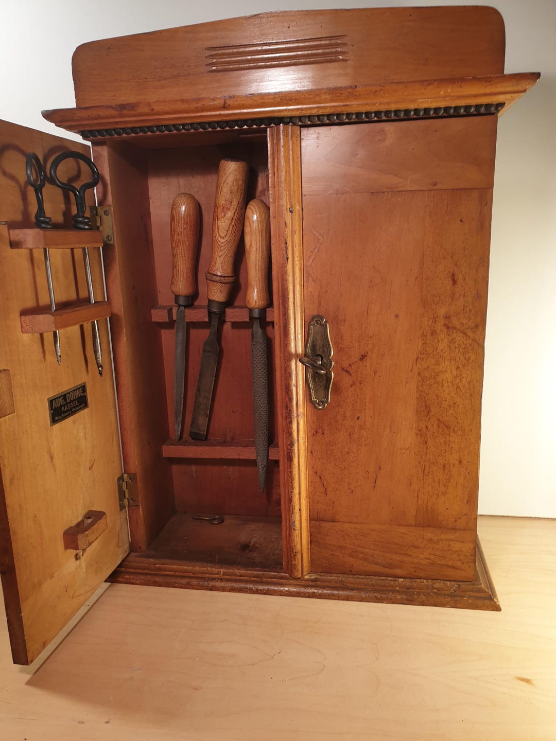 Antique Tool Cabinet Carpenter's Wooden Cabinet Around 1920s - Etsy