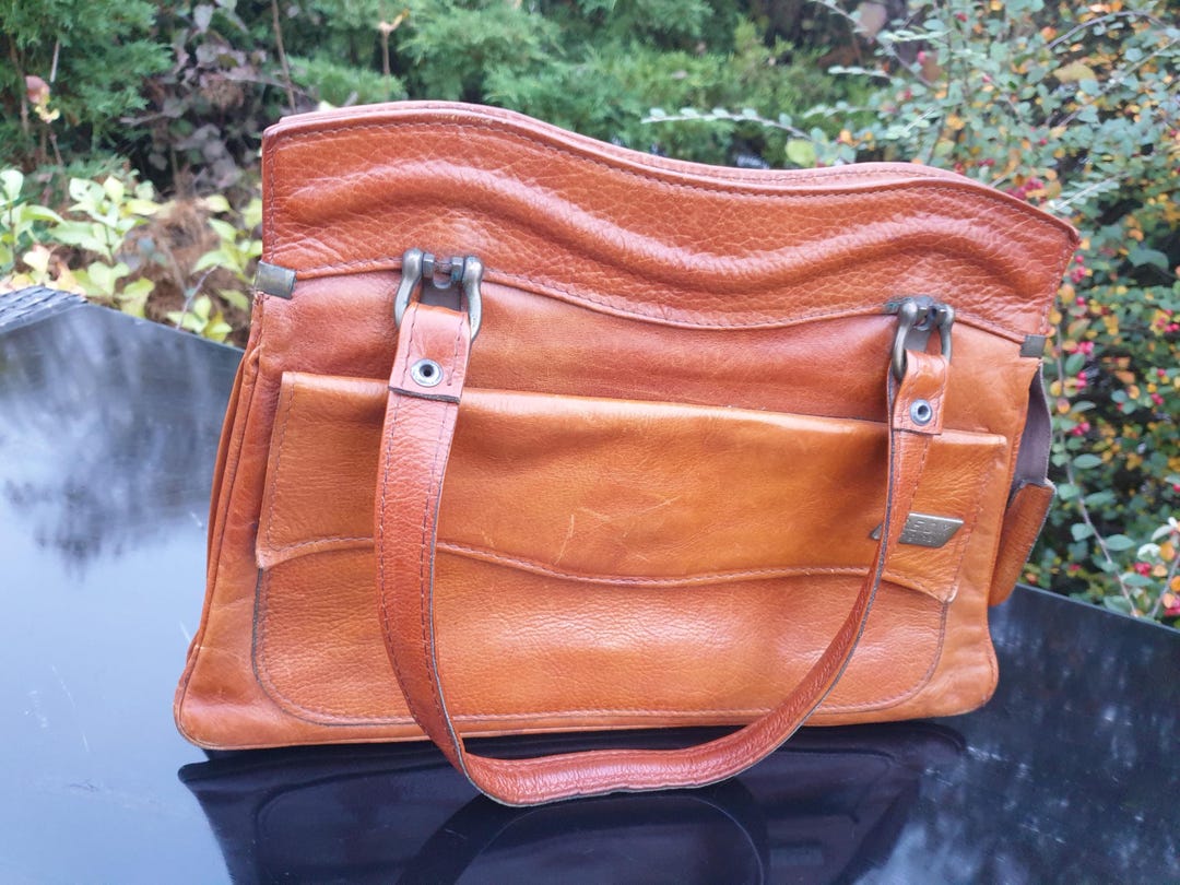 Vintage Women's Leather Bag CEDY Italy , - Etsy