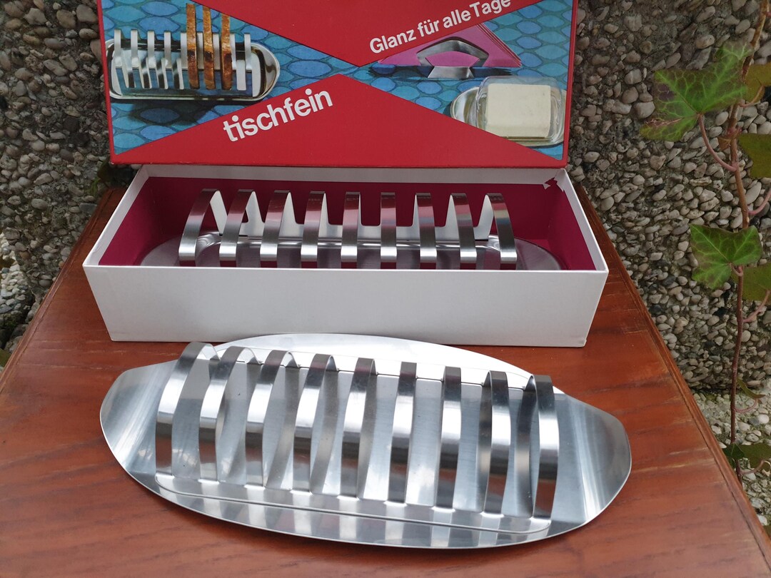 Tischfein Toast Holder WMF Stainless Steel 0855 Bread Slice Holder ...