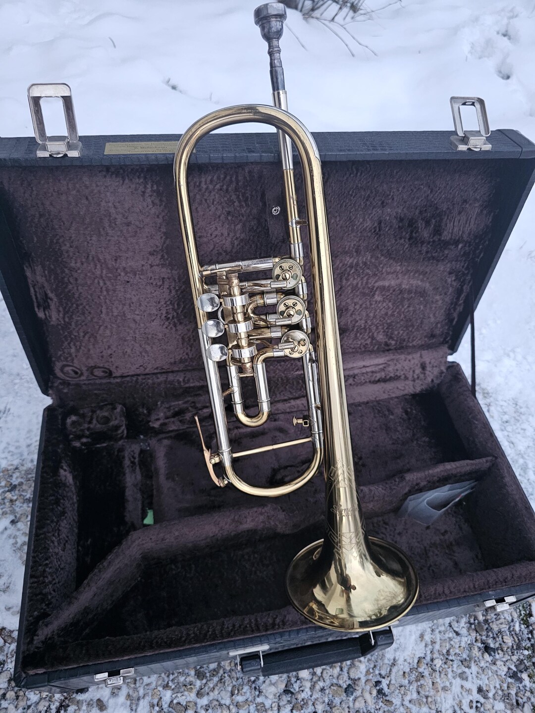 AMATI Trumpet Musical Instrument - Etsy