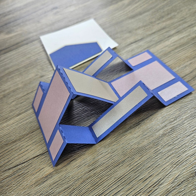 Zig Zag Card SVG | Instant Download | DIY Papercraft | Creative Project ...