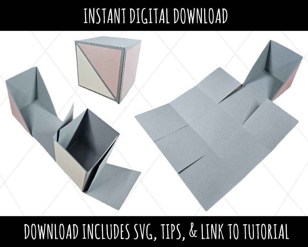 Explosion Box SVG Instant Download DIY Papercraft Creative Project - Etsy