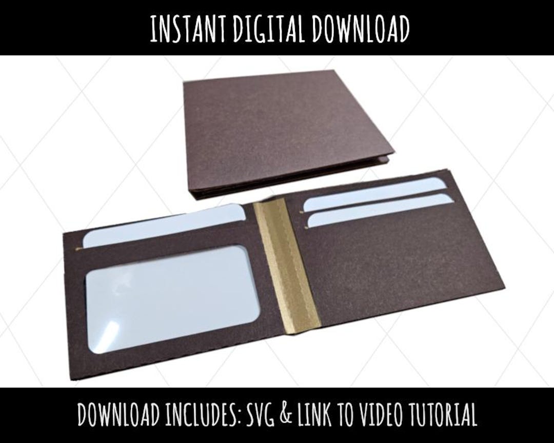Paper Wallet Gift Card Holder | SVG File | Instant Download | Cricut ...