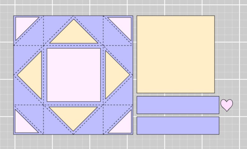 Square Fold Card SVG | Instant Download | DIY Papercraft | Creative ...