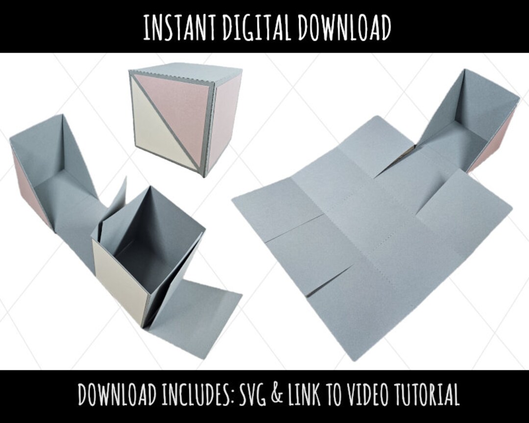 Explosion Box SVG | Instant Download | DIY Papercraft | Creative ...