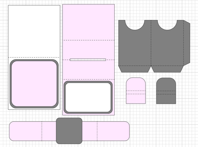 Gift Card Pop up Template SVG - Etsy