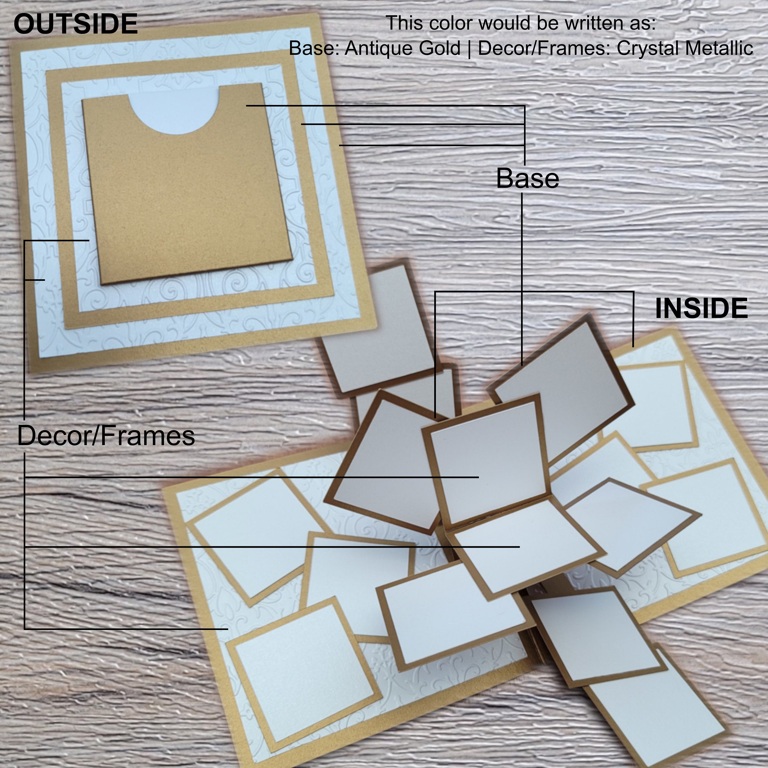 Photo Collage Foundry Personalized 16 Photo Pop up Card - Etsy