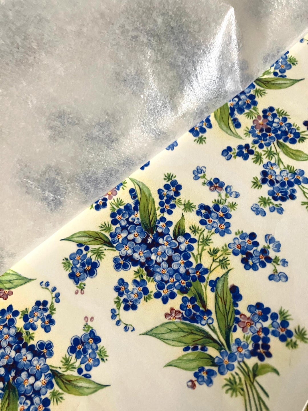 Waterslide Decal Transfer With Victorian Style Flowers - Etsy