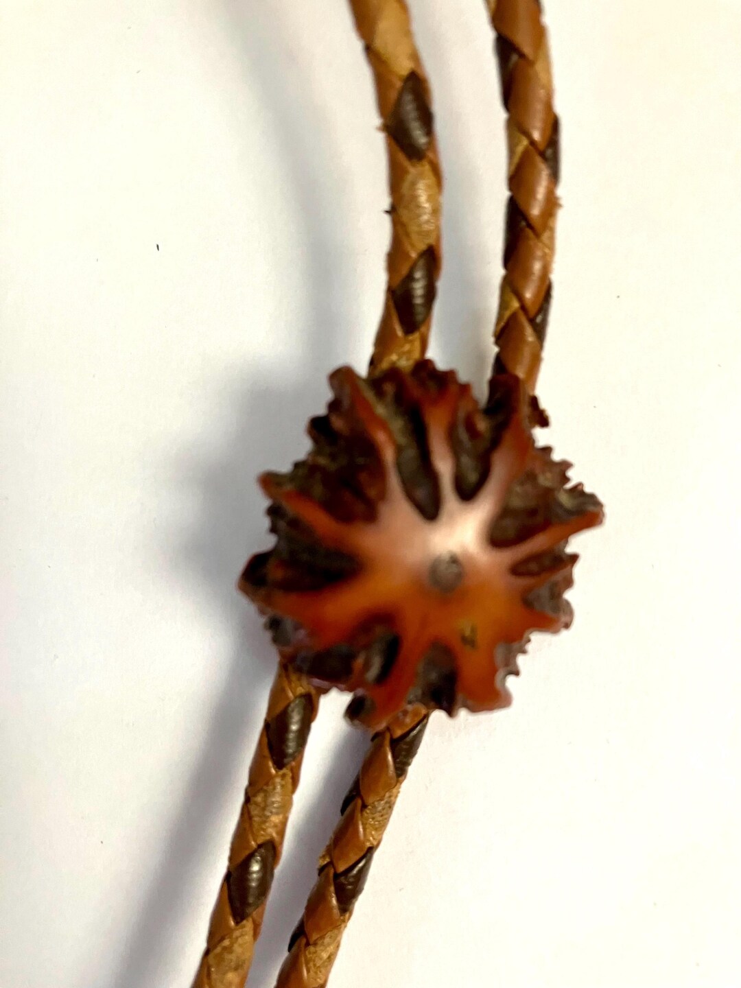 Vintage Butterscotch Bolo Tie With Original Clasps - Etsy