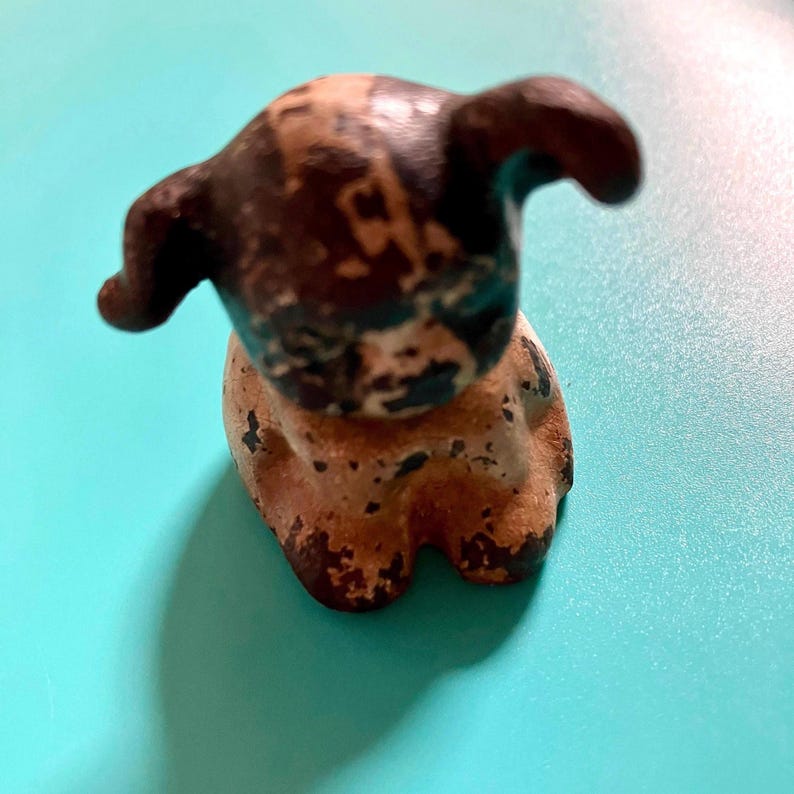 Antique Hubley Cast Iron Dog Figure - Etsy
