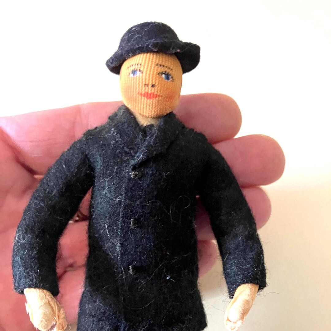 Vintage Grecon Doll With Original Costume and Hat 6 Inches Tall Rare ...