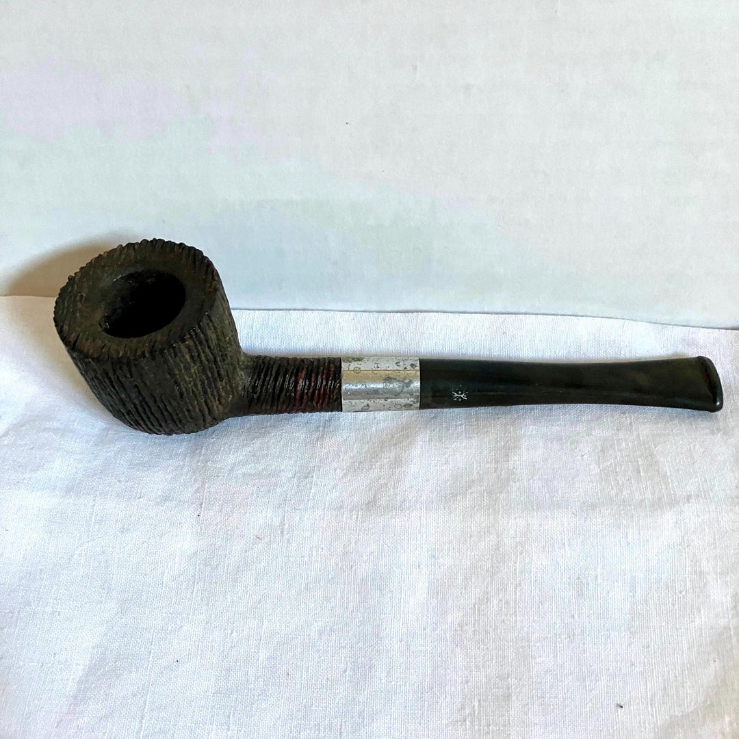 Vintage Eagle USA Wooden Tobacco Pipe With Silver Band - Etsy