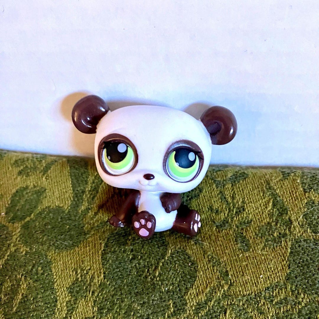 Vintage Hasbro Littlest Pet Shop Panda Bear Toy LPS Hasbro Original ...