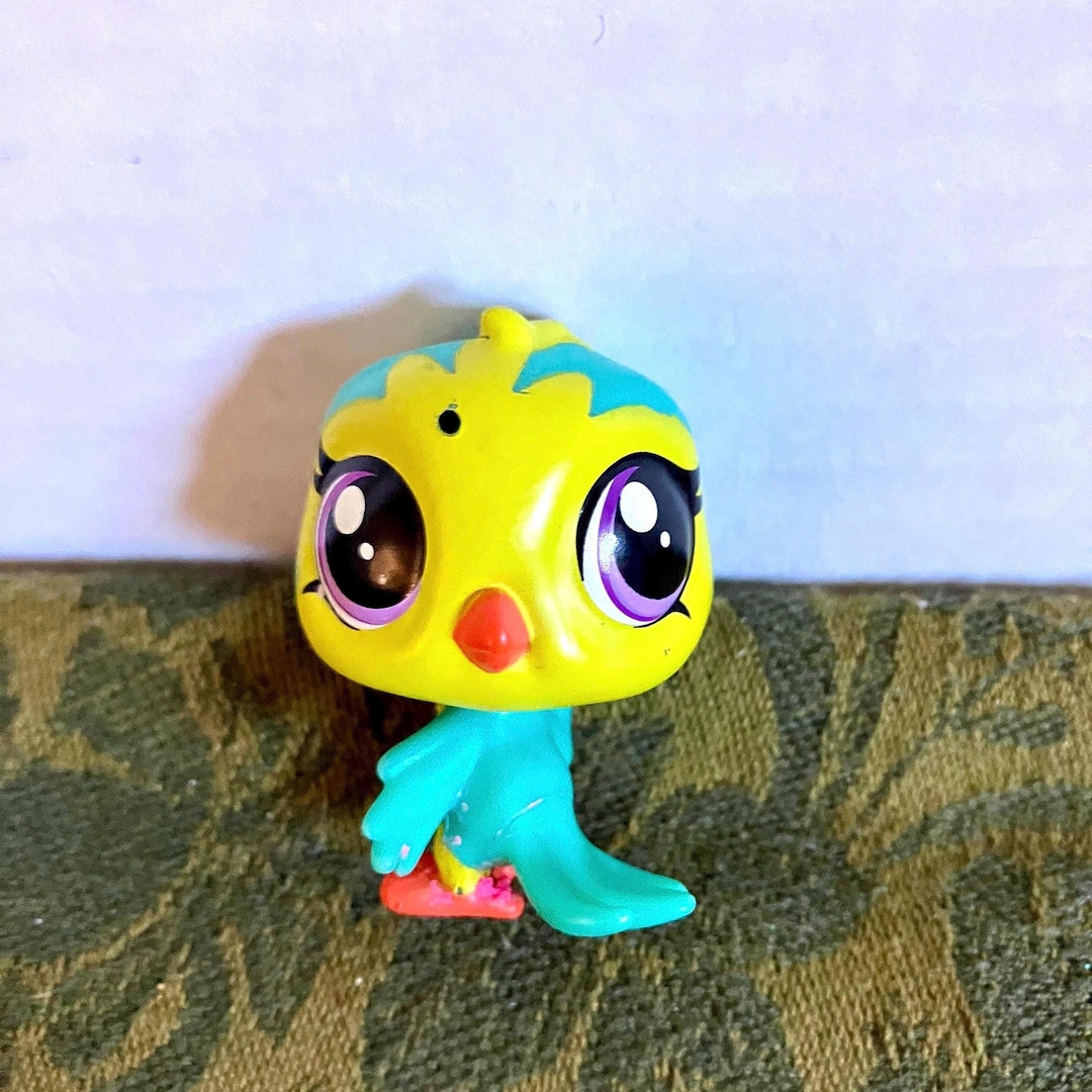 Hasbro Littlest Pet Shop LPS Parrot Toy Figure - Etsy