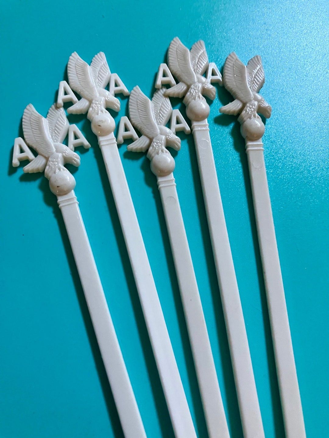 Vintage American Airline Stir Sticks Set of Five - Etsy