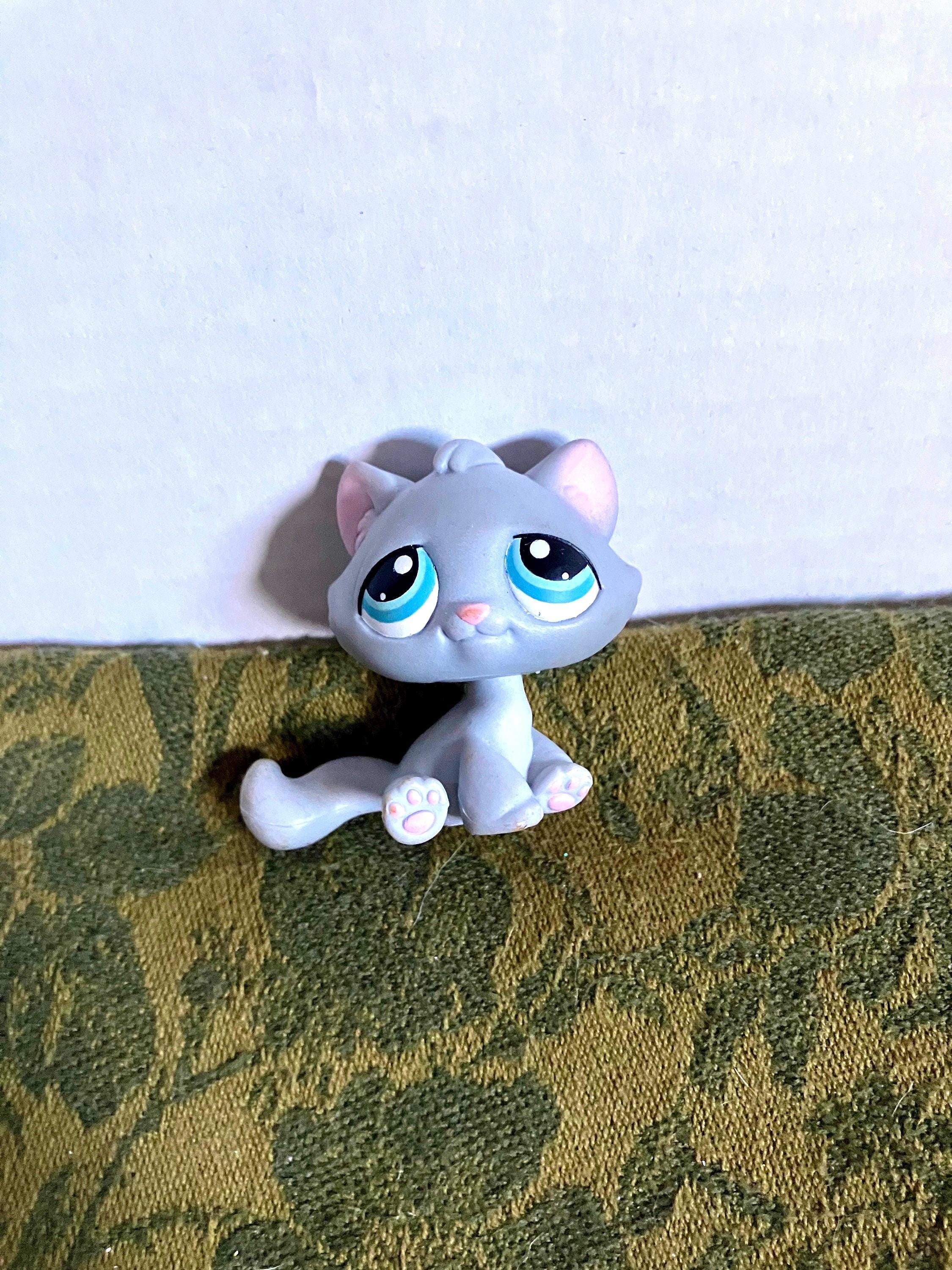 Hasbro Littlest Pet Shop Gray Cat - Etsy