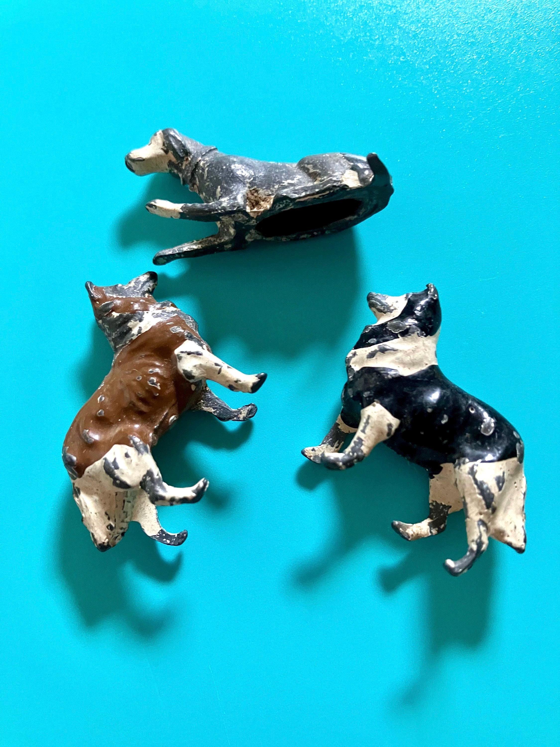 Miniature Dog Figures Antique - Etsy