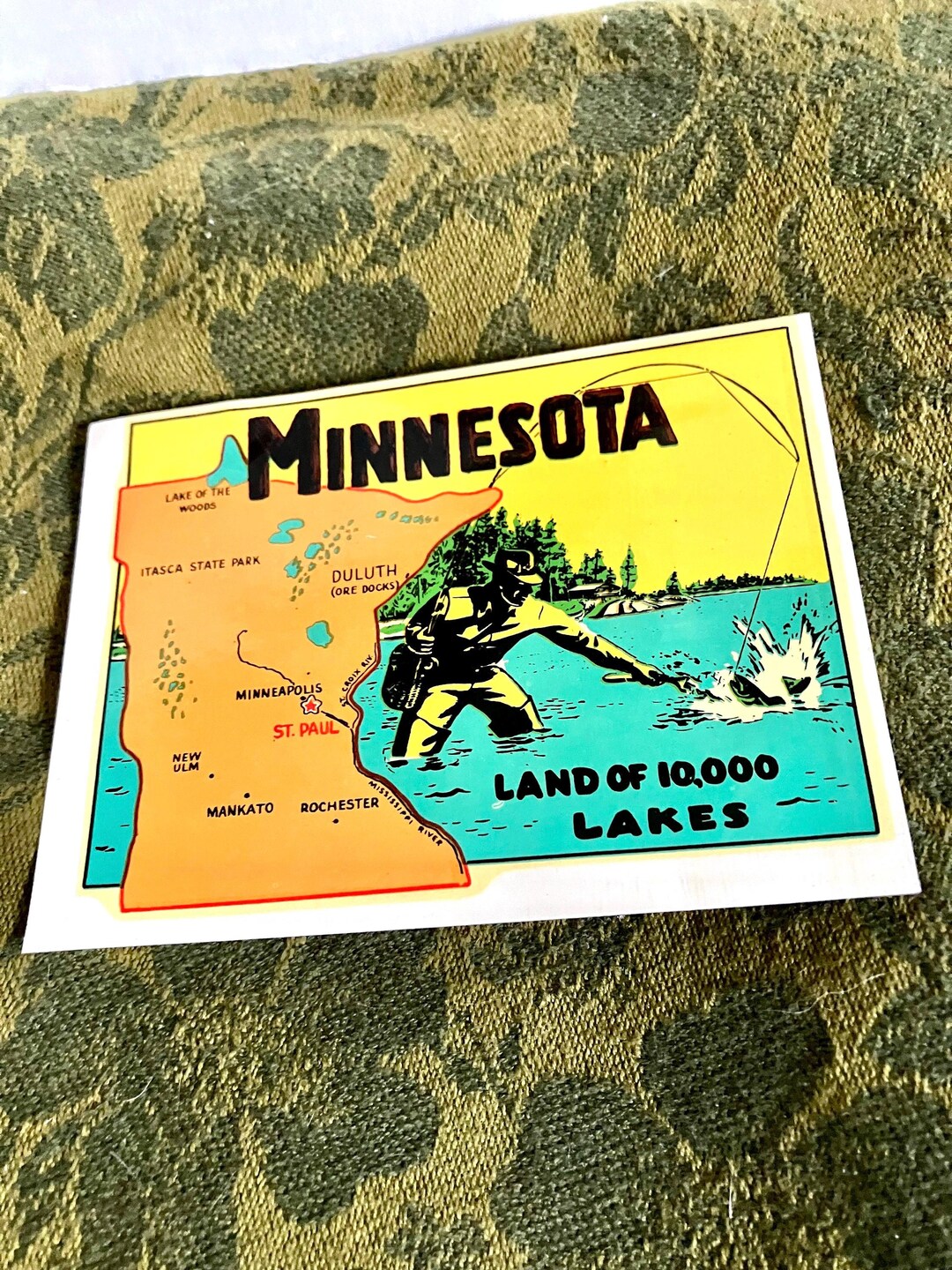 State of Minnesota Waterslide Decal Transfer - Etsy
