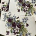 Vintage Waterslide Decal With Violet Flowers - Etsy
