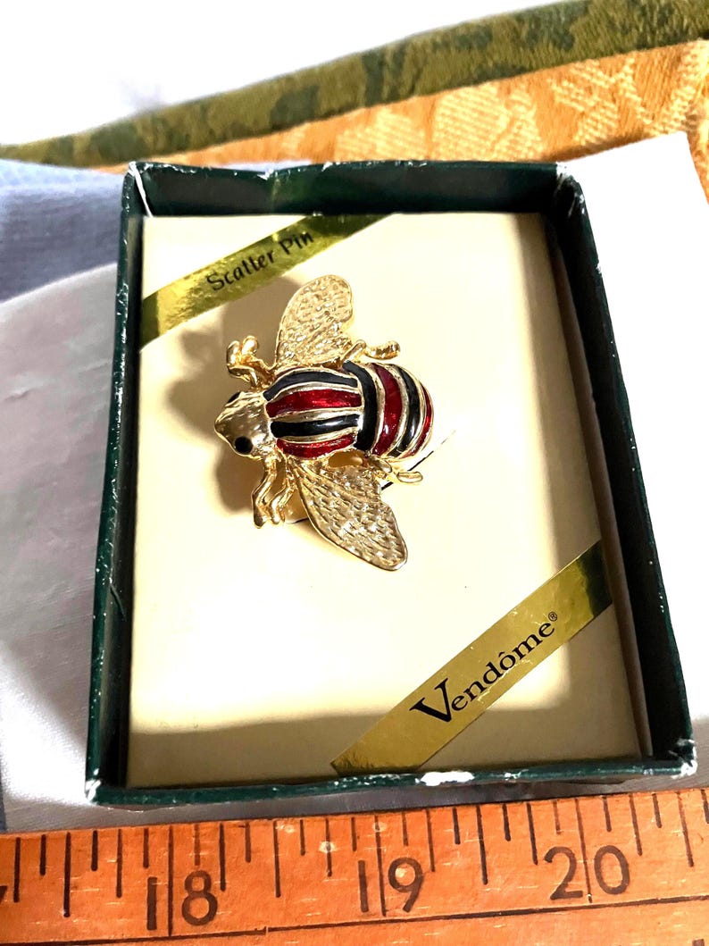 Vendome Insect Brooch With Original Box - Etsy