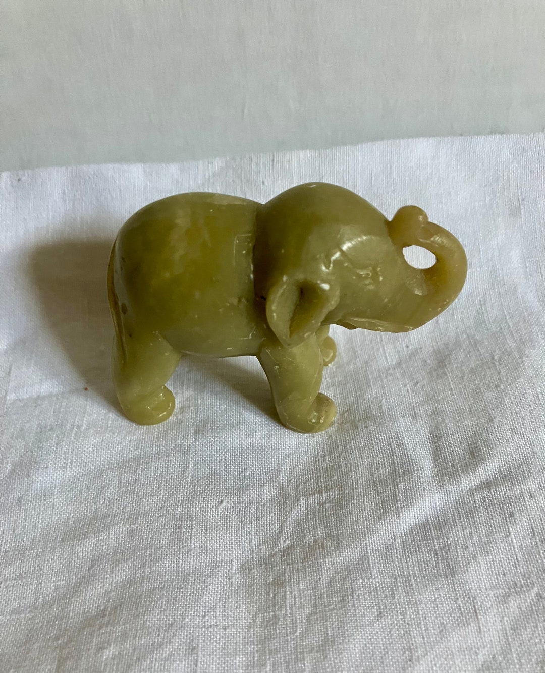 Antique Soapstone Elephant - Etsy
