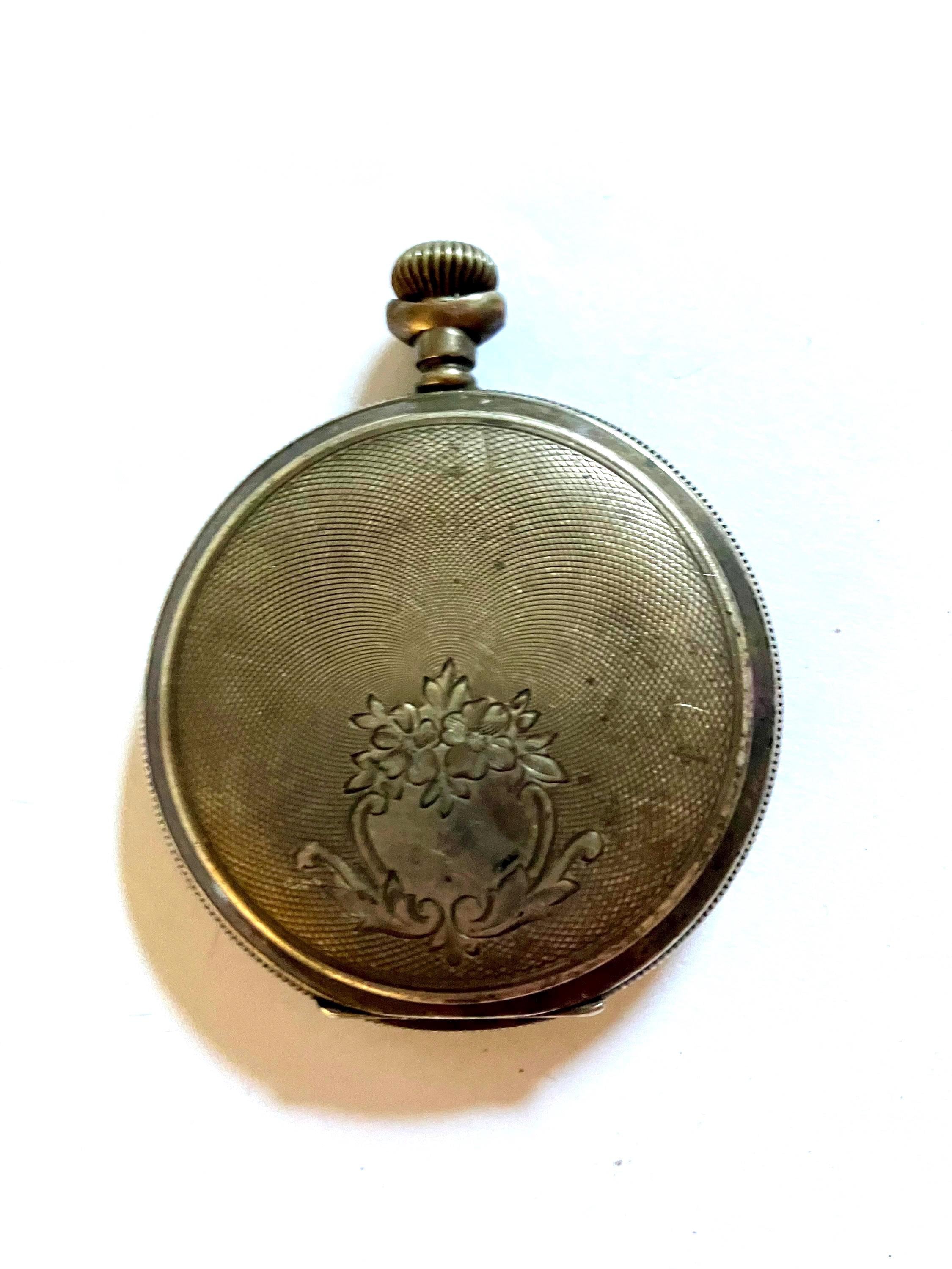Antique Pocket Watch Case Marked AWC Coin - Etsy