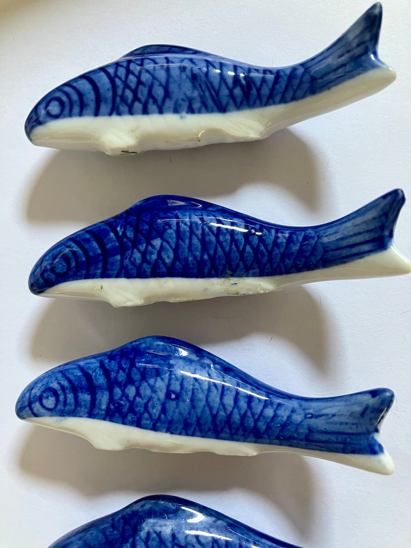 Antique Porcelain Fish Figurines - Etsy