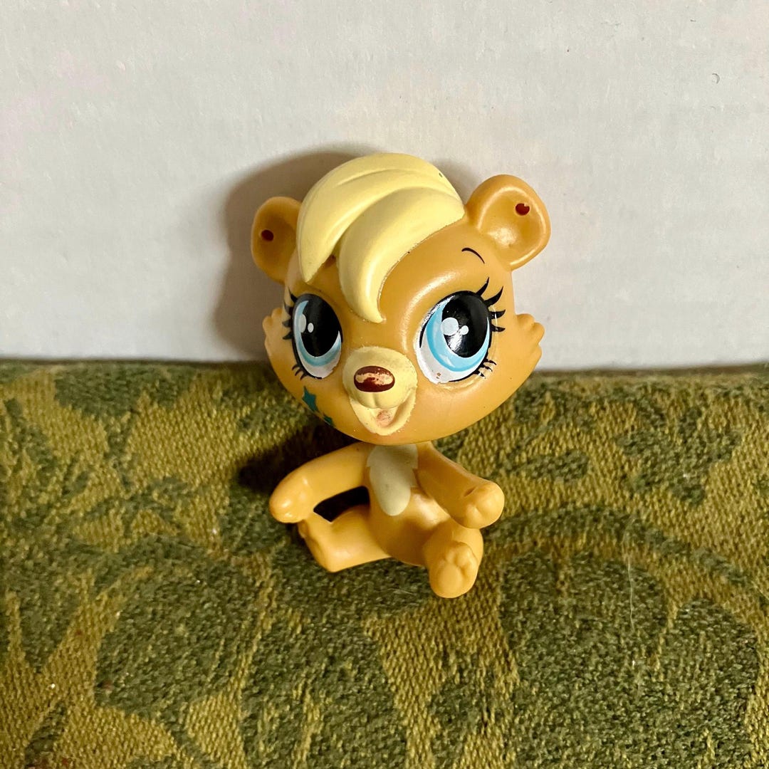 Hasbro Littlest Pet Shop LPS Bear With Blue Eyes Toy Figure Original - Etsy