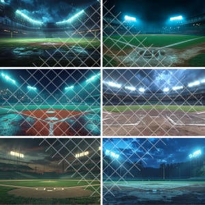 Baseball Field Digital Backdrop: Sports Photography (8064x5376 Px) - Etsy
