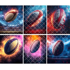 Rugby Photography Backdrops: Ai-generated Sports Backgrounds (digital ...