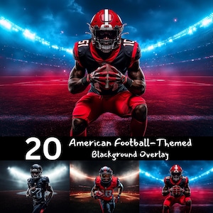 American Football Digital Backdrop: Sports Photography Background ...