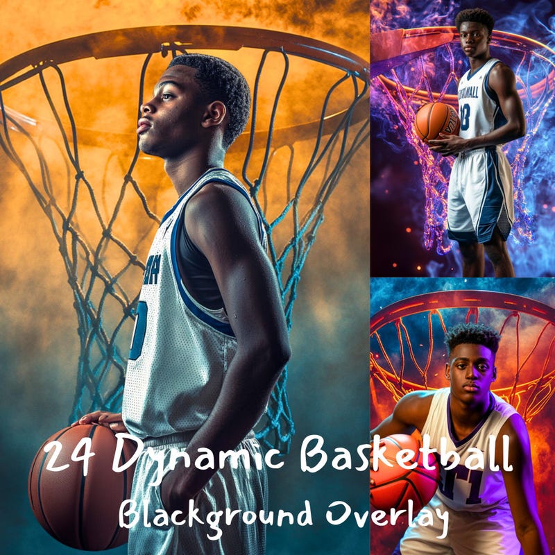 Basketball Backdrop - Etsy