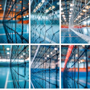Volleyball Court Digital Backdrop: High-resolution Sports Photography ...