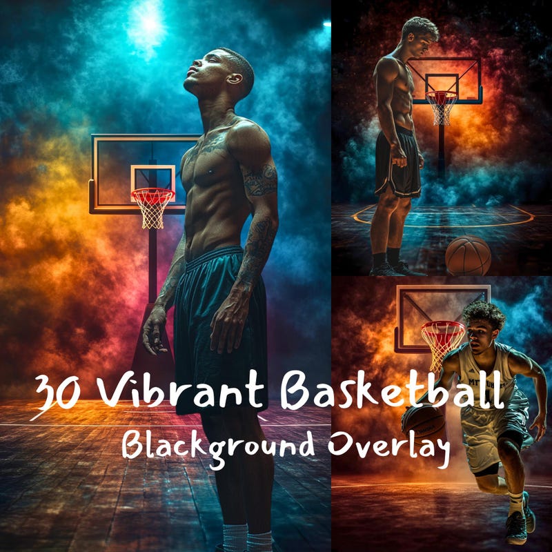 Basketball Backdrop - Etsy