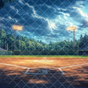 Baseball Field Digital Backdrop: Sports Photography (8064x5376 Px) - Etsy