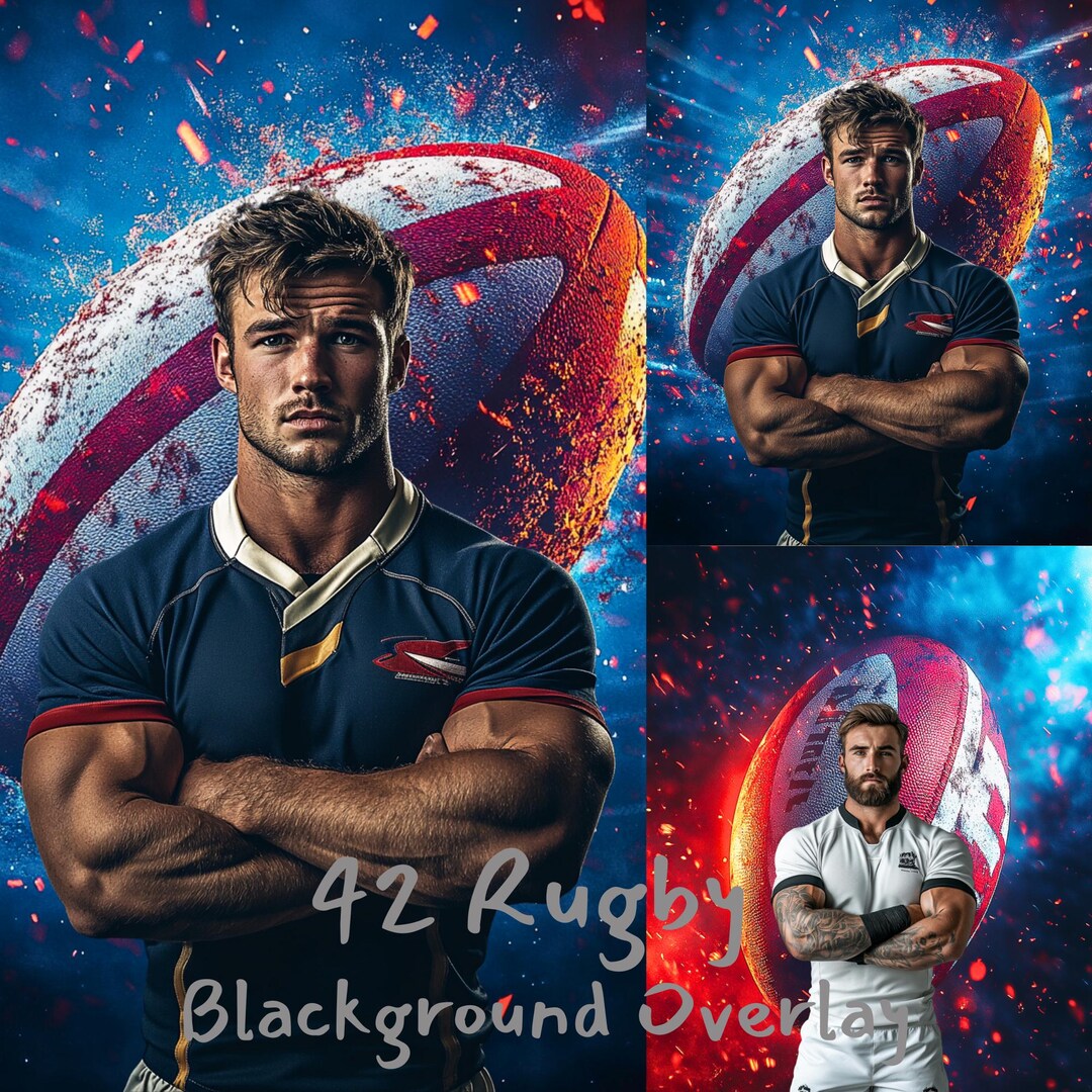 Rugby Photography Backdrops: Ai-generated Sports Backgrounds (digital ...