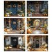 Fall Porch Digital Backdrop | Pumpkin, Flower, Front Door Scene ...
