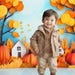 Autumn Wonderland Digital Backdrop Fall Kids Photography Background ...