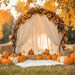 Autumn Teepee Digital Backdrop for Kids Photography, Ai-generated ...