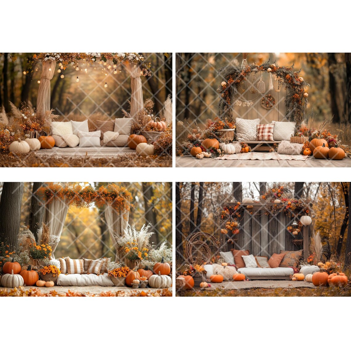 Autumn Pumpkin Patch Digital Backdrop: Maternity & Kids Photography ...