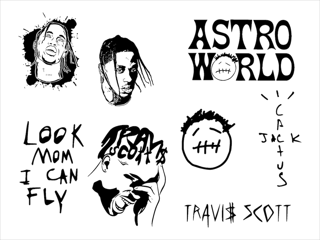 Pacote Travis Scott Svg, Cactus Jack svg, camisa Travis Scott svg ...
