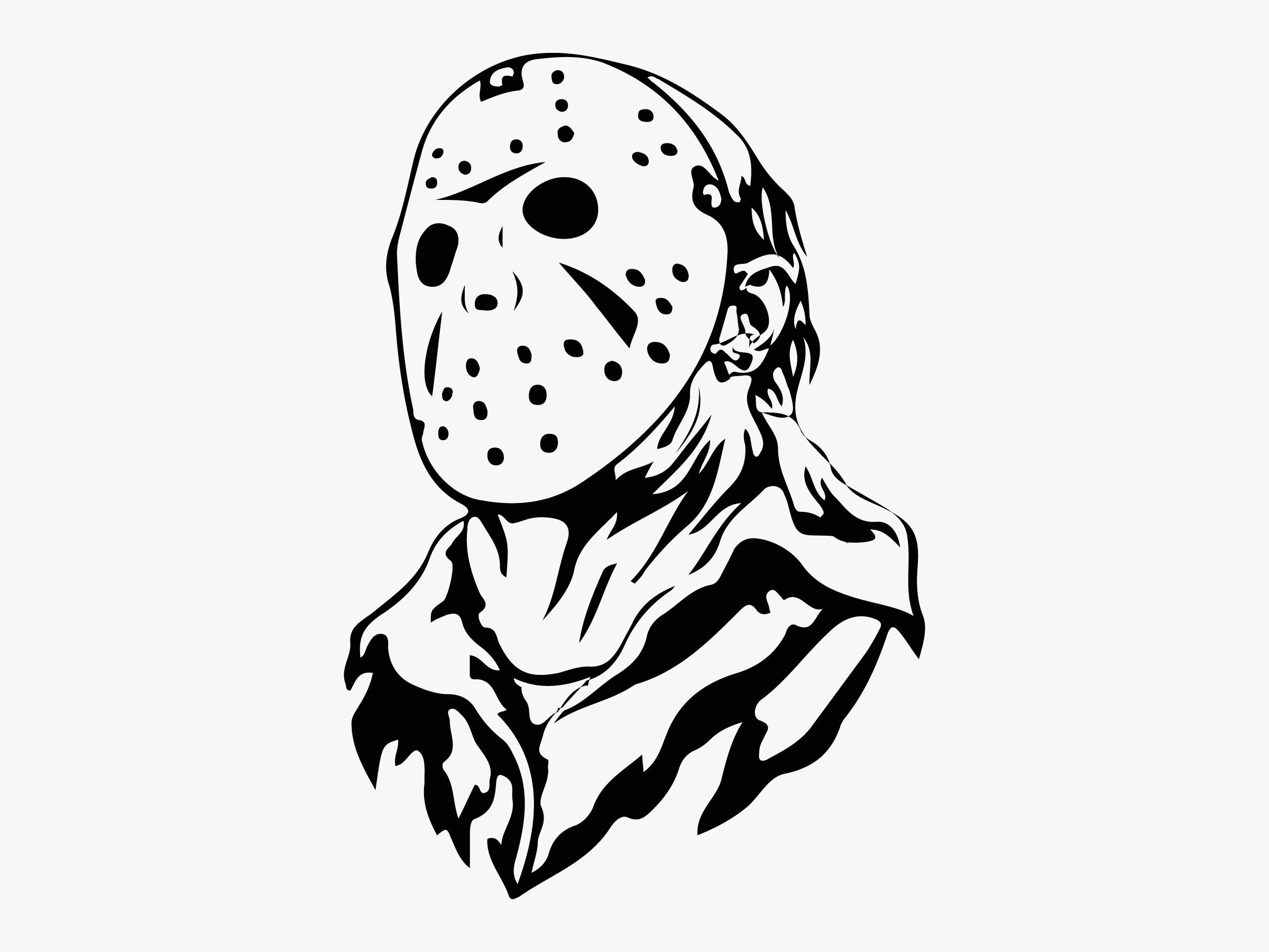 Jason Svg, Jason Vorhees Svg,halloween Svg, Scary Svg, Creepy Svg ...