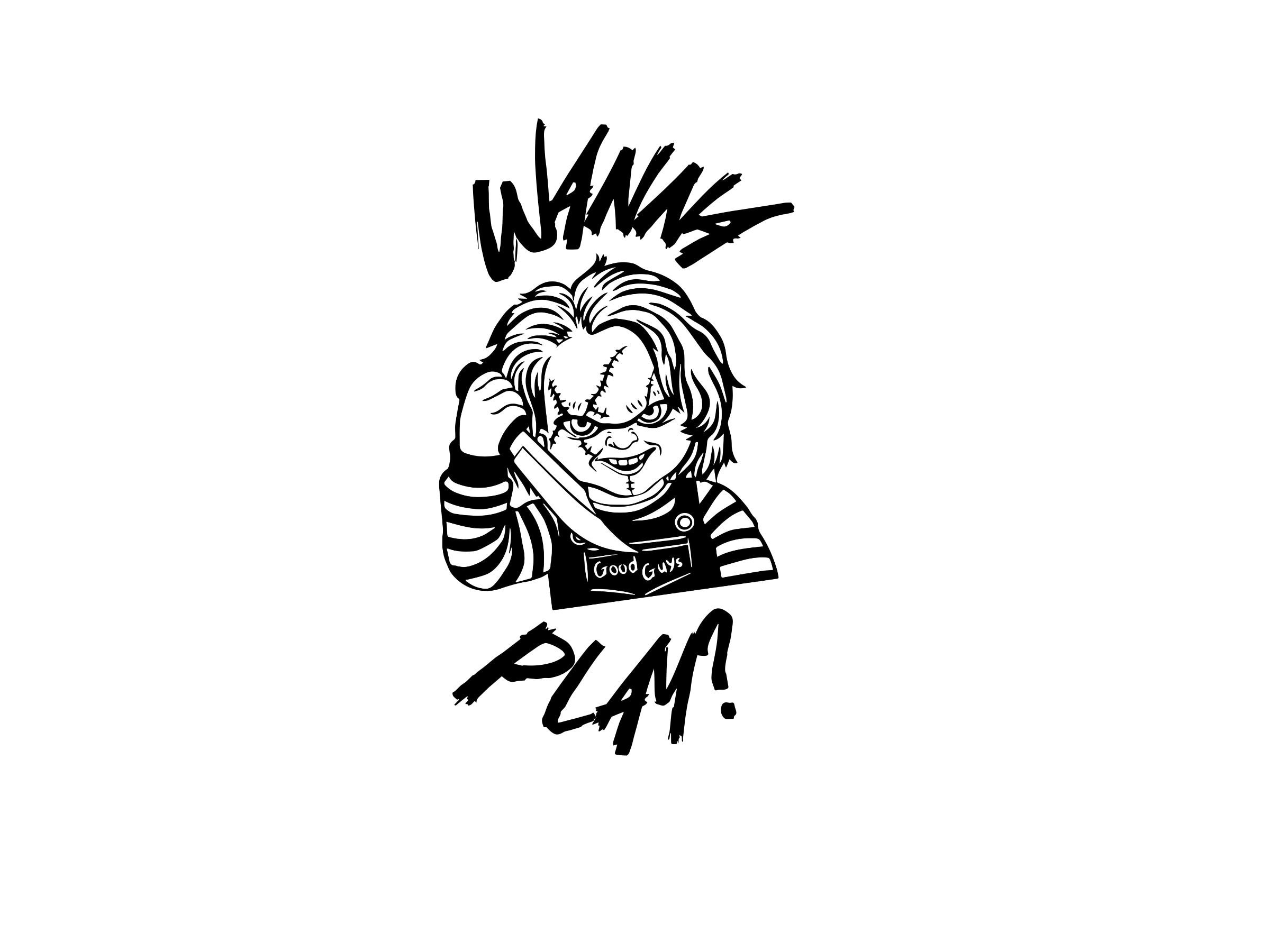 Chucky Svg Png, Wanna Play Svg, Funny Horror SVG, Horror Png, Scary Png ...