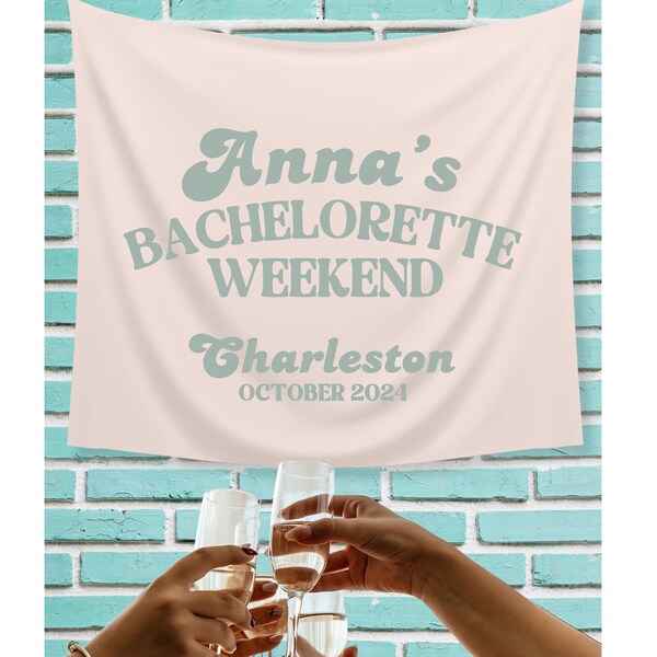 Bachelorette Party Back Drop Banner - Etsy