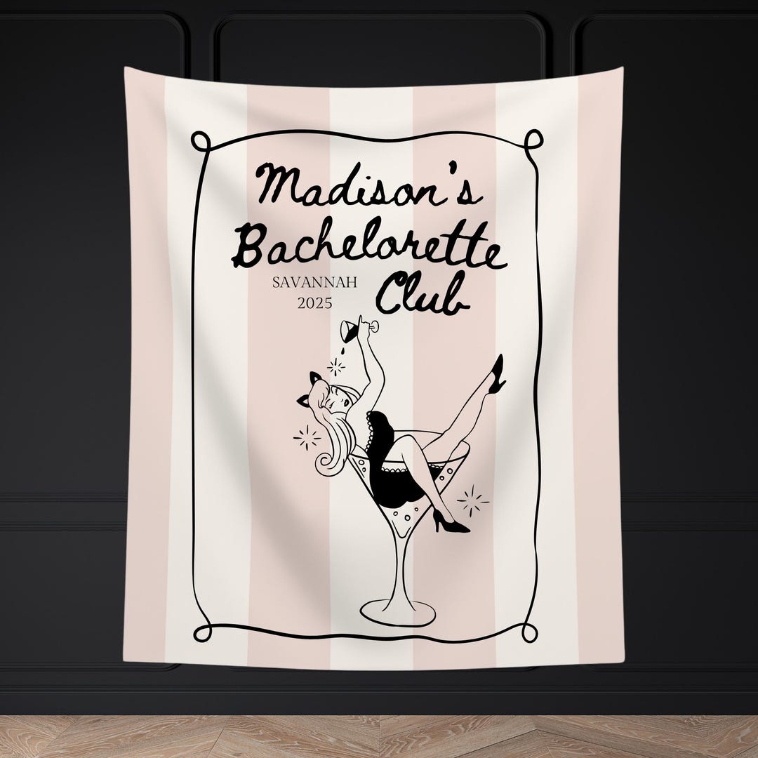 Bachelorette Weekend Banner, Custom Bach Party Welcome Sign ...