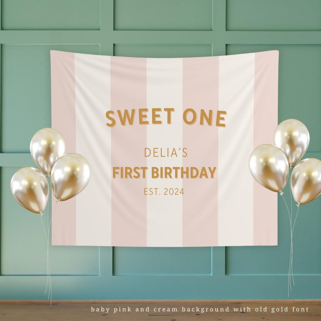 Custom Birthday Fabric Banner: Personalized Party Backdrop - Etsy