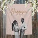 Wedding Backdrop, Minimalist Custom Ceremony Background Banner ...