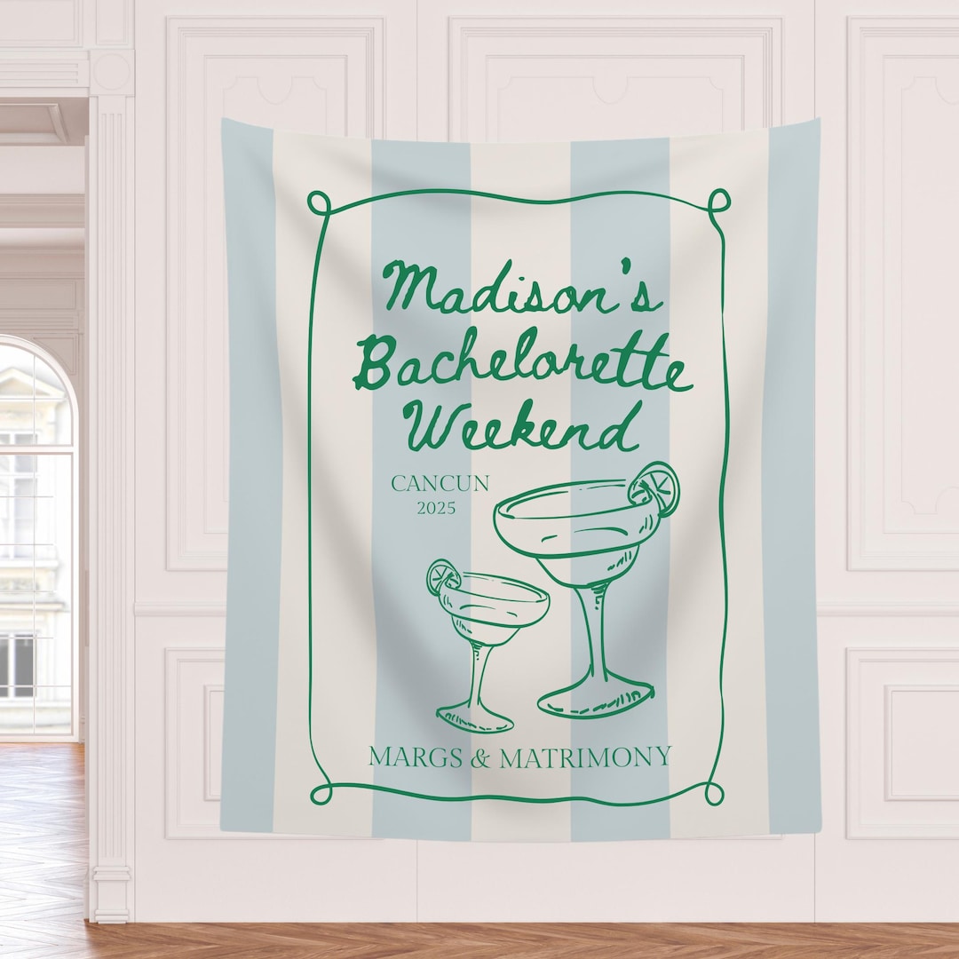 Custom Bachelorette Weekend Banner: Personalized Party Decor - Etsy