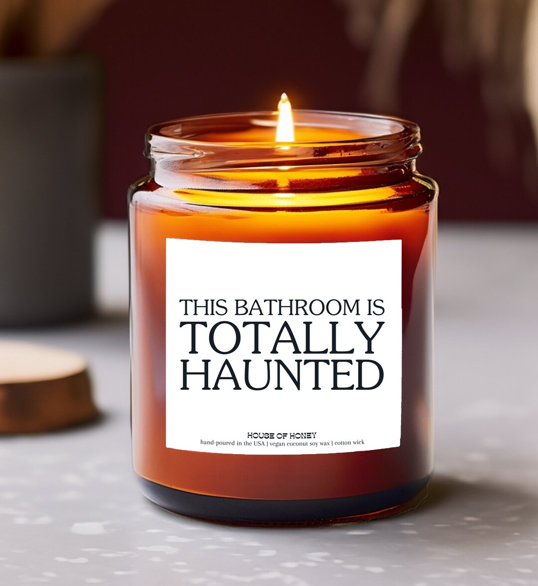 Funny Bathroom Scented Candle, Haunted House Gifts for Ghost Hunter ...